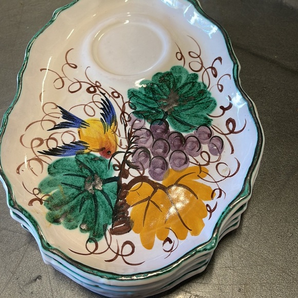 italy | Kitchen | Vintage Tea Plates Made In Italy Set Of 6 Two Have A ...